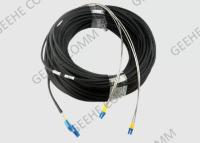 China Multimode 3.0mm Corning OFNR Duplex Fiber Optic Patch Cord LC To LC 100M for sale