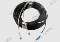 China Multimode 3.0mm Corning OFNR Duplex Fiber Optic Patch Cord LC To LC 100M for sale