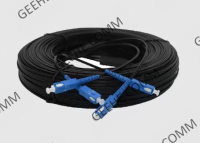 China Data Centers OFNR Jackets Fiber Optic Patch Cord Single Mode SC To SC 10M for sale