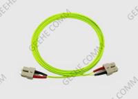 China Shoot Boot 10 Meter SC to SC MM Duplex Fiber Patch Cord For Datacenters for sale