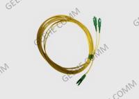 China 90 Degree Boot 9/125 Micron Duplex LC-SC UPC SM Patch Cord For CATV for sale