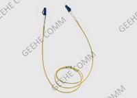 China Simplex 3.0mm LSZH Fiber Optic Jumper LC UPC to LC UPC OM3 50/125 for sale