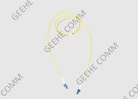 China Simplex 3.0mm LSZH Fiber Optic Jumper LC UPC to LC UPC OM3 50/125 for sale