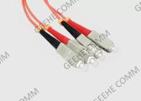China PVC Jacket 9/125 Singlemode Duplex SC-SC Fiber Optic Patch Cable 1m-30m for sale
