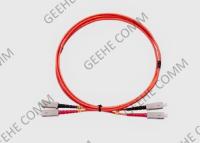 China PVC Jacket 9/125 Singlemode Duplex SC-SC Fiber Optic Patch Cable 1m-30m for sale