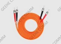 China 3m Duplex 62.5/125 OM1 ST to ST Fiber Optic Jumper Cable Multimode for sale