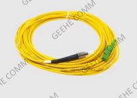 China 9/125 OS2 Duplex 2.0mm Single Mode Fiber Patch Cord 10m E2000/APC to FC/UPC for sale