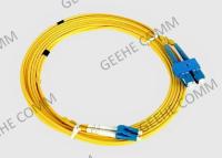 China 3M SC-LC 9/125 OS2 Singlemode PVC OFNR Duplex Fiber Patch Cable for sale