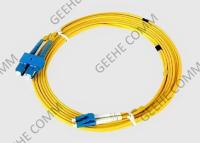 China 3M SC-LC 9/125 OS2 Singlemode PVC OFNR Duplex Fiber Patch Cable for sale