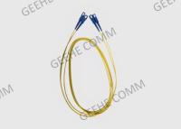 China 3M Yellow LSZH Jacket Duplex 9/125 SC-SC PC Fiber Patch Cord for sale