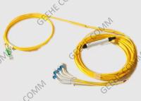 China 12 Cords 1.8mm 10M LC To LC Multimode Fiber Optic Patch Cable for sale