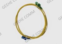 China Yellow 100M SC APC to SC UPC Duplex Fiber Patch Cord Multimode for sale