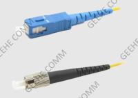 China 2.0mm Simplex SC to FC 9/125um Single Mode Fiber Optic Patch Cord for sale