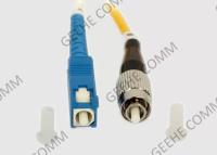 China 2.0mm Simplex SC to FC 9/125um Single Mode Fiber Optic Patch Cord for sale