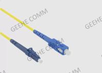China Single Mode LC to SC 2.0mm Fiber Optic Patch Cord Simplex 9/125 for sale