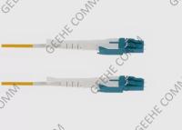 China Uniboot 3.0mm LC To LC OS2 Singlemode Fiber Optic Patch Cable OFNR for sale