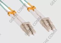 China 3M PVC Aqua Jacket Duplex OS2 LC To LC single mode fiber cable for sale