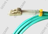 China 3M PVC Aqua Jacket Duplex OS2 LC To LC single mode fiber cable for sale