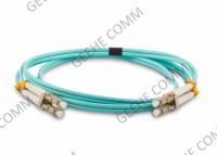 China 3M PVC Aqua Jacket Duplex OS2 LC To LC single mode fiber cable for sale