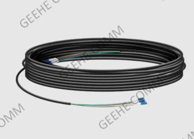 China 6 Fiber 50/125 OM3 Outdoor Preterminated Armored Cable with LC Connectors for sale