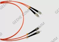 China 5M OM1 OFNR Riser ST-ST 2.0mm Multimode Fiber Optic Patch Cable Duplex for sale