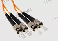 China 5M OM1 OFNR Riser ST-ST 2.0mm Multimode Fiber Optic Patch Cable Duplex for sale