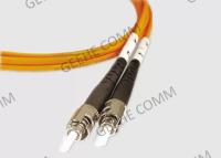 China 5M OM1 OFNR Riser ST-ST 2.0mm Multimode Fiber Optic Patch Cable Duplex for sale