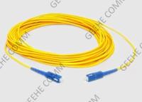 China Yellow 3.0mm SC To SC Single Mode Fiber Optic Patch Cord for sale