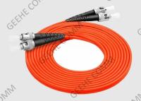 China FC To ST Duplex OM3 0.9mm 1m Multimode Fiber Optic Patch Cord for sale
