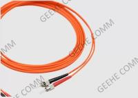 China FC To ST Duplex OM3 0.9mm 1m Multimode Fiber Optic Patch Cord for sale