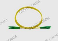 China Duplex Multi Mode G657A2 LSZH Fiber Optic Patch Cable LC/APC To LC/APC 10 Meter for sale