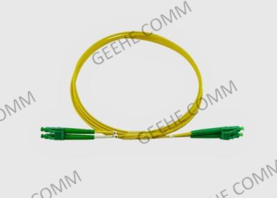China Duplex Multi Mode G657A2 LSZH Fiber Optic Patch Cable LC/APC To LC/APC 10 Meter for sale