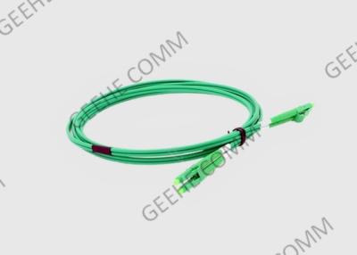 China OM5 Multimode Duplex LC APC Fiber Optic Patch Cable 1Meter 100Gb for sale