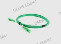 China OM5 Multimode Duplex LC APC Fiber Optic Patch Cable 1Meter 100Gb for sale