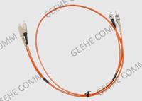 China SC To ST Duplex Multi Mode OM1 PVC Fiber Optic Patch Cable 2.0mm for sale