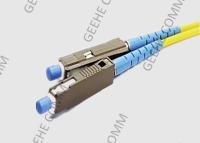 China MU Connector Multimode Duplex Patch Cord 2.0mm Yellow Fiber Optic Cable for sale