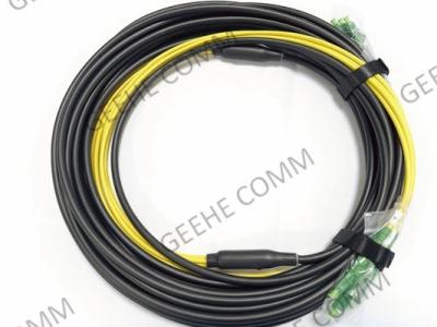 China 4 Fiber singlemode breakout cables,12m for sale