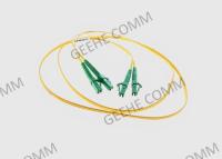 China LC-LC G657A Multimode PVC (OFNR) Duplex 100M Fiber Patch Cord for sale