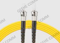 China Single Mode 62.5/125 ST-ST Fiber Optic Jumper Cable For Data Center for sale