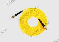 China Single Mode 62.5/125 ST-ST Fiber Optic Jumper Cable For Data Center for sale