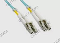 China 50/125µM OFNR Rated 10Gb Lc Lc Om3 Patch Cord Multimode for sale