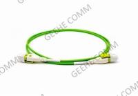 China Corning Fiber OM4 Multimode Duplex LC/LC Uniboot Fiber Optic Patch Cord for sale