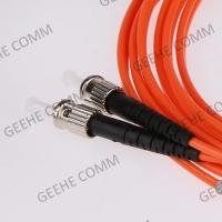 China 3M ST/SC Duplex Multimode Fiber Patch Cable Orange 50/125 OM2 3.0mm for sale