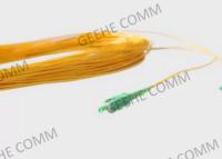 China FTTH Indoor 2.0mm PVC Single Mode SC UPC Fiber Optic Jumper 0.3dB Insertion Loss for sale
