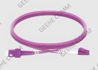 China 20M Duplex Multimode PVC (OFNR) 2.0MM Fiber Patch Cable SC To LC for sale