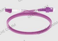 China 20M Duplex Multimode PVC (OFNR) 2.0MM Fiber Patch Cable SC To LC for sale