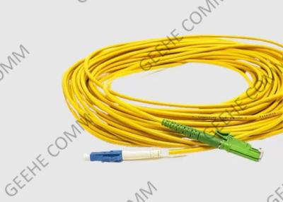 China Singlemode 9/125 OS2 Fiber Optic Patch Cord E2000 APC to LC APC 3.0mm 10m for sale