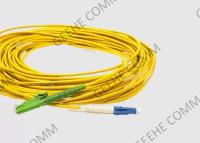 China Singlemode 9/125 OS2 Fiber Optic Patch Cord E2000 APC to LC APC 3.0mm 10m for sale