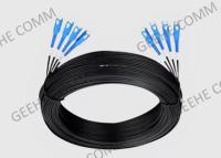 China 2.0mm SC/UPC Simplex Fiber Optic Patch Cable Singlemode 100m for sale