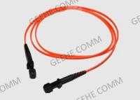 China 1m 62.5/125 OM1 Dulpex MTRJ-MTRJ Fiber Optic Patch Cord for sale